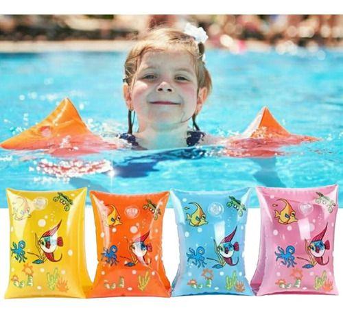 Boia De Braço Criança Infantil Para Piscina Varias Cores 1 Par ...