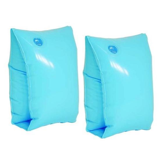 Boia de Braço Infantil Piscina e Praia de Vinil Azul - DM Toys - Boia ...