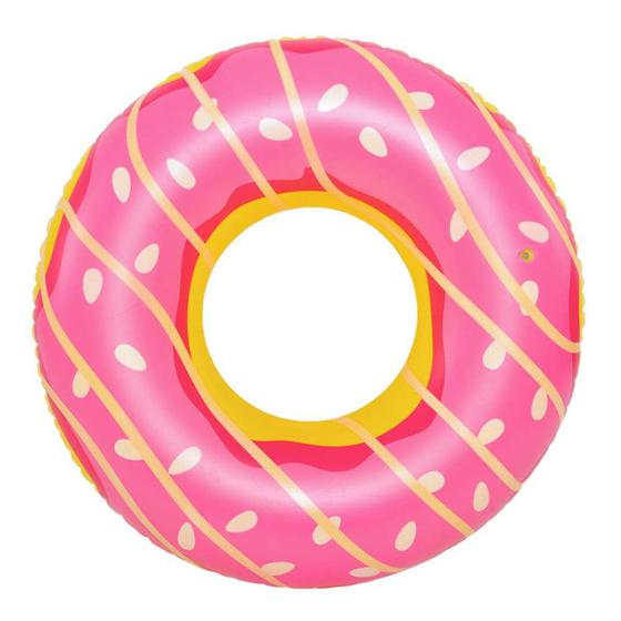 Boia Inflável Circular Rosquinha Jumbo Para Piscina 125 cm - DM Toys ...