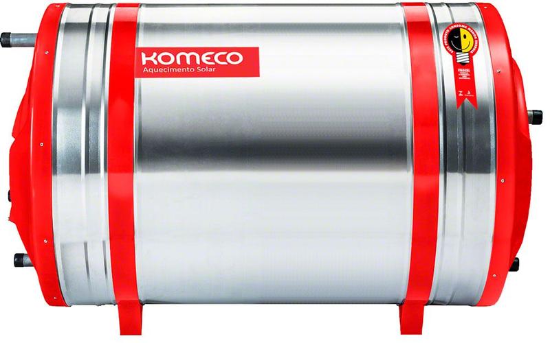 Boiler Reservatório Térmico p/ Aquecedor Solar Komeco 300 Litros Inox 316 de Baixa Pressão em ...
