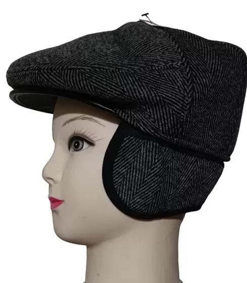 Boina Masculina Forrada com Protetor de Orelha Estilo Celebridades Adulto - Ana Maria Chapéus ...