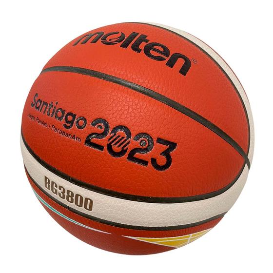 Bola de Basquete Molten BG3800-P3S Basketball Panamericano Santiago 2023 T7 - Bola de Basquete ...