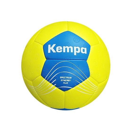 Bola De Handebol Kempa Spectrum Synergy Plus Oficial Amarelo+Azul ...