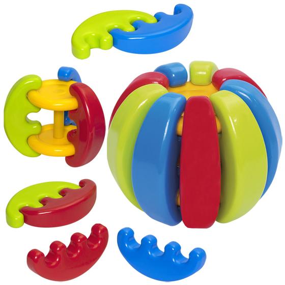 Bola Didática Baby Gomos Montar e Desmontar - Mercotoys - Brinquedos ...