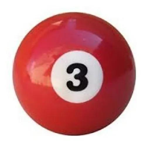 Bola Numero 3 Bilhar Sinuca Snooker 50Mm Nova Avulsa - CS - Bolas de ...