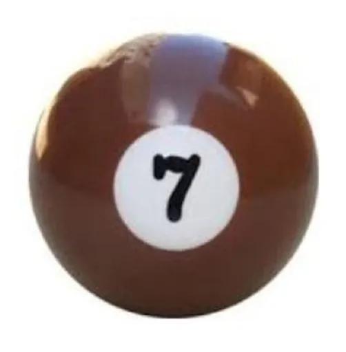 Bola Numero 7 Bilhar Sinuca Snooker 50Mm Nova Avulsa - CS - Bolas de ...