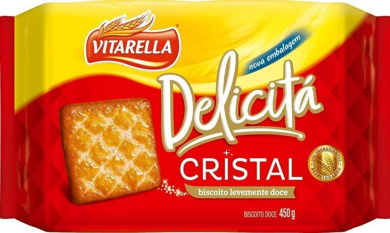 Bolacha Delicitá Cristal - 414G - Vitarella - Biscoito / Bolacha - Magazine Luiza