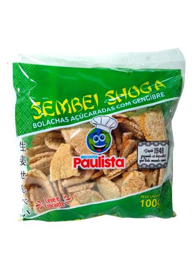 Bolachas Açucaradas com Gengibre Sembei Shoga 100g Takara - Biscoito ...