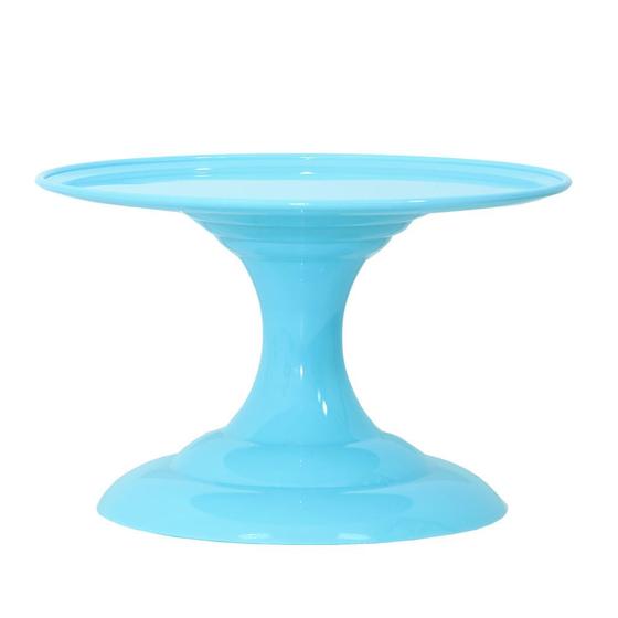 Boleira de Plástico Gaia Amalu Redonda Azul Bebê 22x13,5cm - Boleira ...