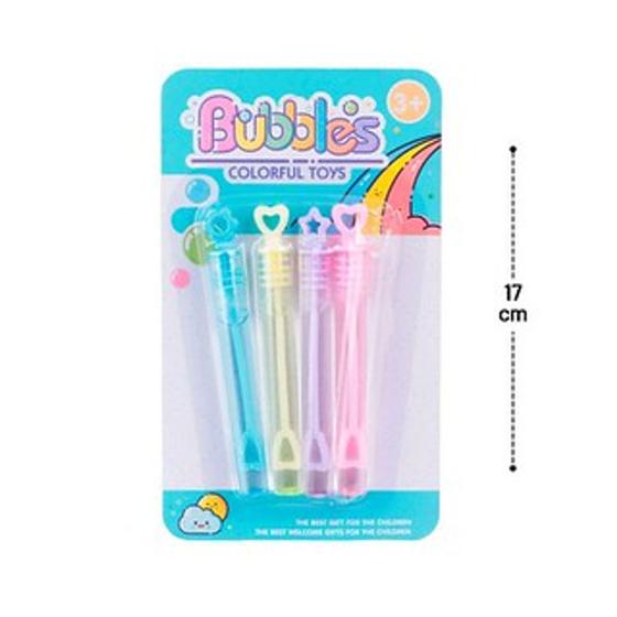 Bolha de Sabão 4 Peças Bubbles Colorido - 54825 - ATK Brinquedos ...