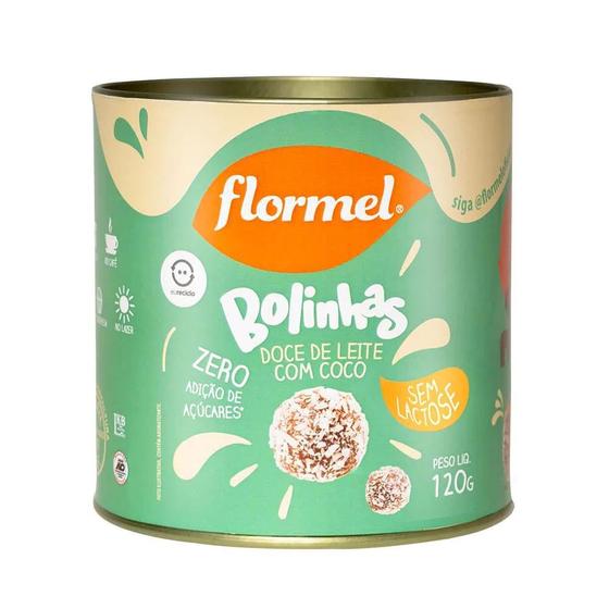 Bolinhas de Doce de Leite com Coco Sem Açúcar Flormel 120g - Doce de ...