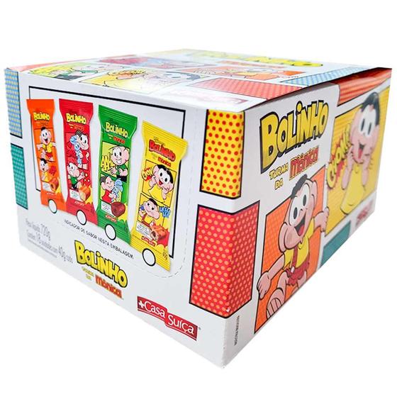 Bolinho Sabor Gotas de Chocolate Turma da Mônica 40g c/18 - Casa Suíça ...