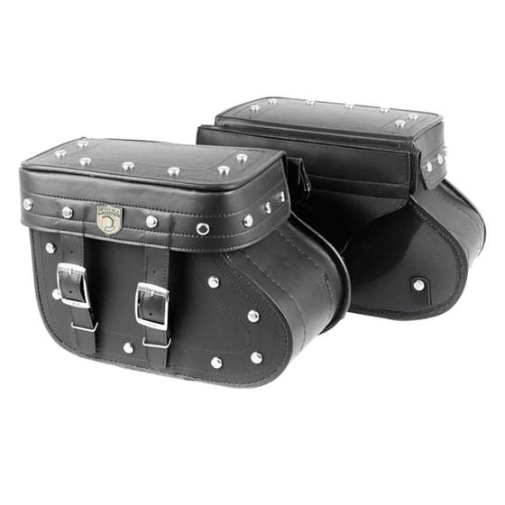 Bolsa Alforge Lateral Moto Custom Botinha 18l Cravos Forza - Tondin ...