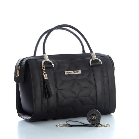 Bolsa Baú Feminina Detalhada Transversal de Ombro - RHAZ RHITZ - Bolsas ...