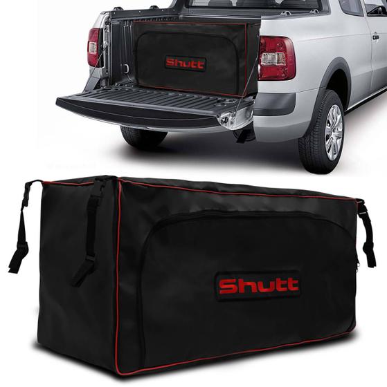 Bolsa Caçamba Pick-Up Horizontal Universal 230 Litros Shutt Lona Preta ...