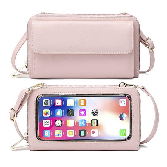 Bolsa Carteira Crossbody com Porta Celular Touch - Malissima - Bolsa ...