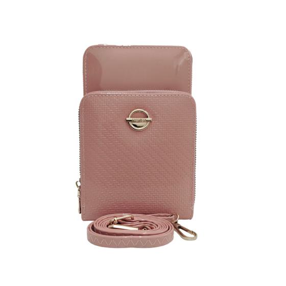 Bolsa Carteira Feminina Transversal Verniz Tiracolo - Miss Dong - Bolsa ...