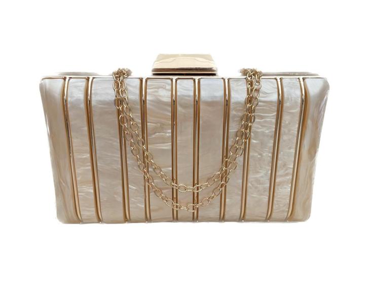 Bolsa Clutch Festa Champ Perolada Luxo Casamentos Madrinhas - Nicbolsas ...