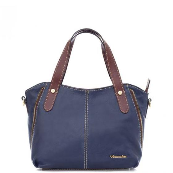 Bolsa de couro feminina modelo Julinha marca Anandra. - Bolsas ...