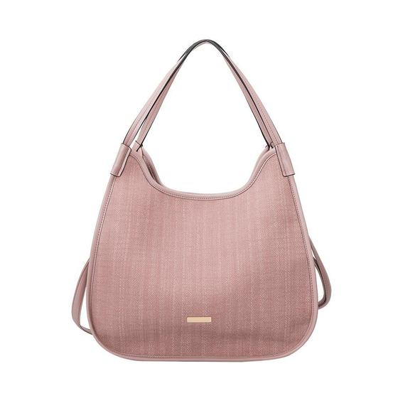 Bolsa Feminina Bag Sacola Rose Mescla com Alça Fuseco - Bolsas ...