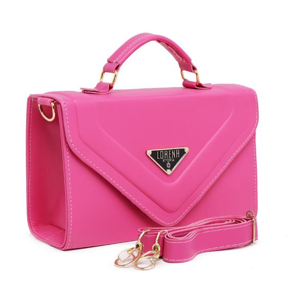 Bolsa feminina transversal metalasse original Lorena vitória - Lorena vitoria - Bolsas ...