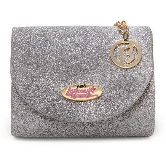 Bolsa Glitter Transversal Larissa Manoela 11062499 - Biro - Bolsas ...