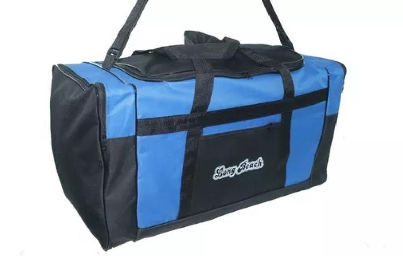 Bolsa mala sacola extra grande mudança viagens bagagem poliéster azul ...