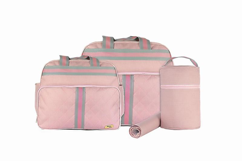 Bolsa Maternidade Listrada Menina Menino Bebê Griff Baby - LIZ BABY TOY ...