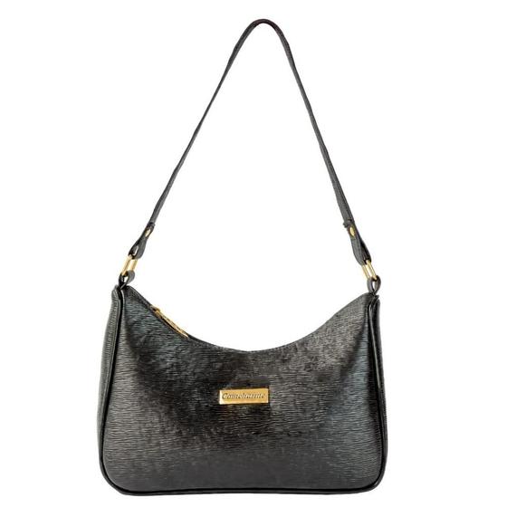 Bolsa Meia Lua Feminina BCC01 Com Forro e Bolso Interno Alça Removivel ...