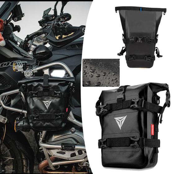 Bolsa Moto Protetor Motor Impermeável 8 Litros Estanque Univ - Motowolf ...