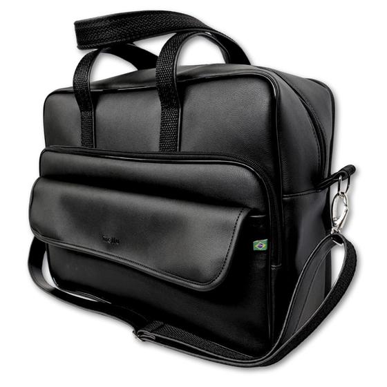 Bolsa Pasta para Notebook ate 15" Grande material sintético Masculina Maleta Executiva Miellu ...