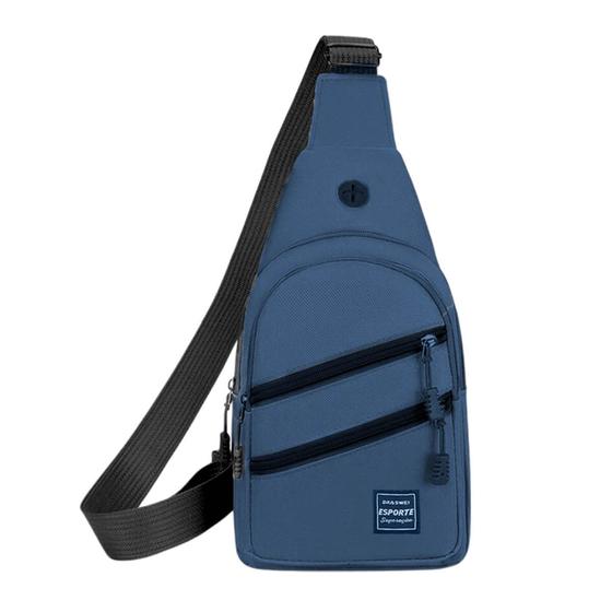 Bolsa Pochete Lateral Transversal Vários Modelos Cores Ziper Saída Fone ...