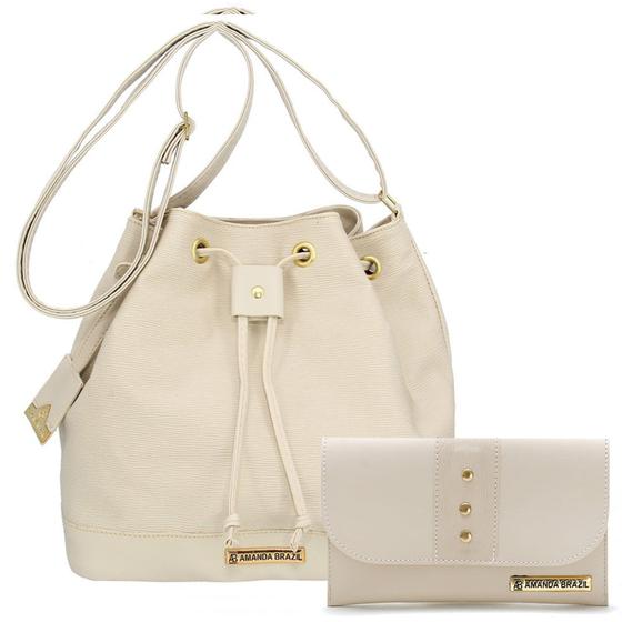 Bolsa Saco Com Carteira Amanda Brazil - Amanda Brazil - Bolsas ...