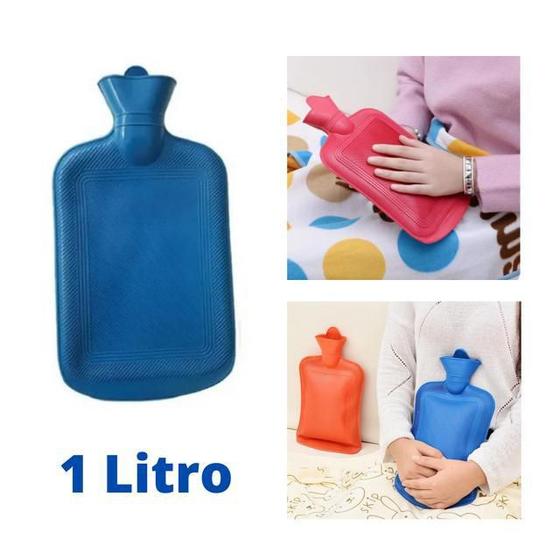 Bolsa Térmica Borracha Compressa Água Quente Fria Cólica Dor - Moment ...