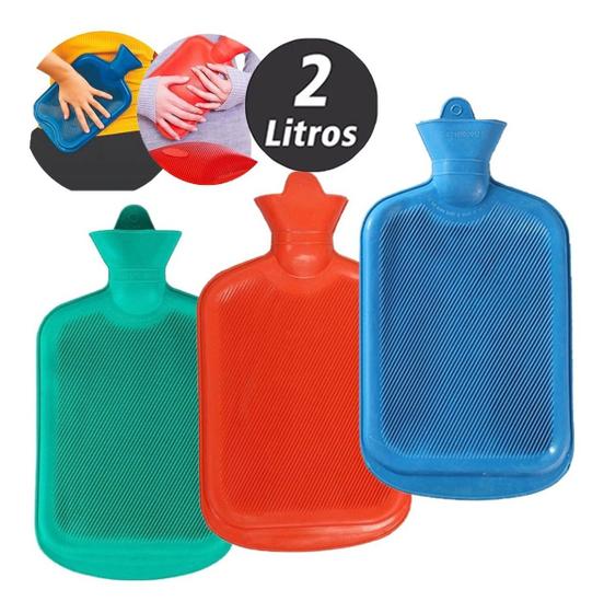 Bolsa Térmica Compressa Água Quente ou Fria Borracha 2 Litros - Top Rio ...