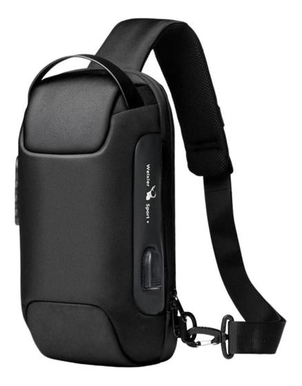 Bolsa Transversal Masculina Impermeavel Antifurto Unissex - Alwystore ...