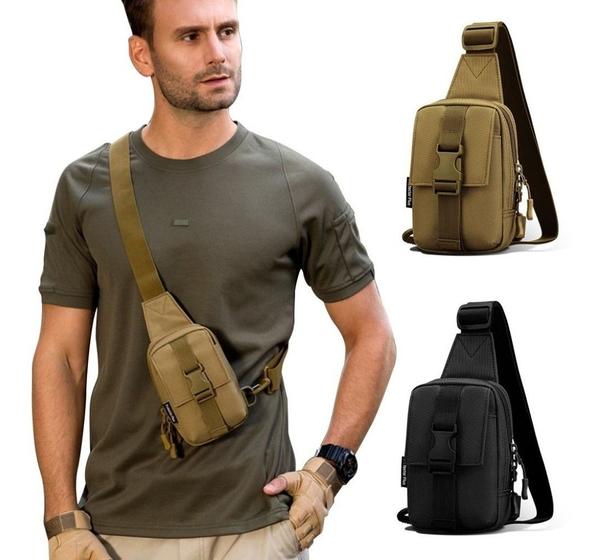 Bolsa Transversal Shoulderbag Masculina Resistente Para Presente - ALWY ...