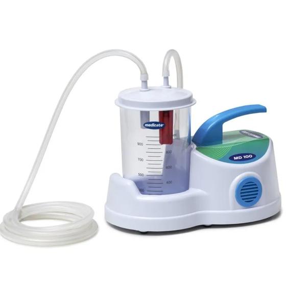 Bomba Aspirador de Secreção a Vacuo Md100 1l Bivolt Medicate - DORJA ...
