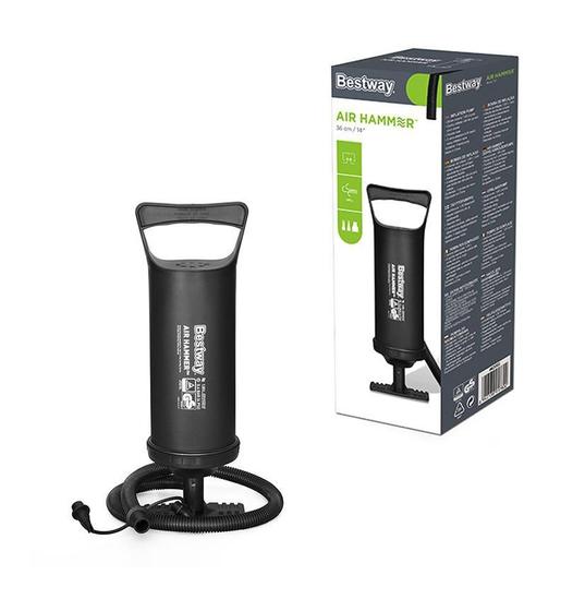 Bomba De Ar Manual Inflável Inflador Air Hammer 36Cm Bestway - Bomba de ...