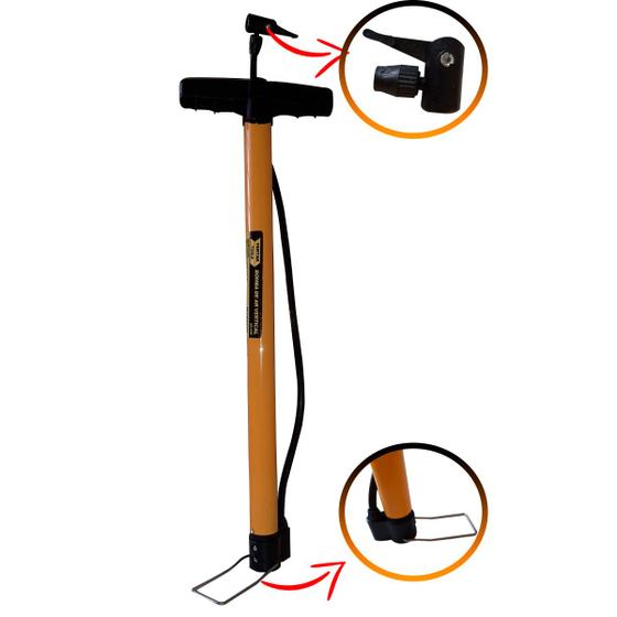Bomba de ar para encher pneu de bicicleta enche pneu carro moto bike ...