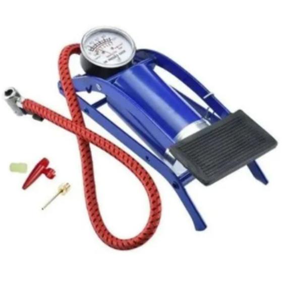 Bomba de Ar Pedal Alta Pressão Encher Pneu Moto portatil - A.R ...