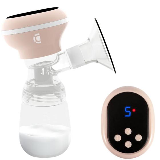 Bomba de Tira Leite Materno Elétrica Bombinha Extratora 180ml Dellamed ...
