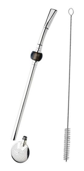 Bomba Inox Desmontável Botão Com Pedra Chupeta Dupla Promate - Bomba ...