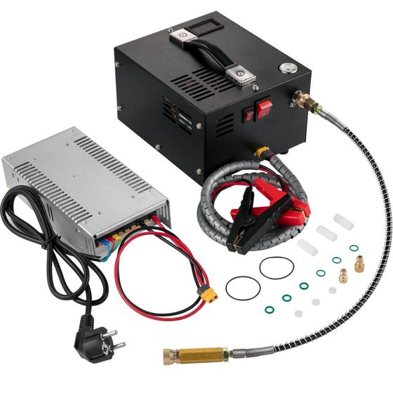 Bomba PCP Compressor Elétrico 4500Psi 30Mbar 12VDC 110V/220V - NUOGE ...