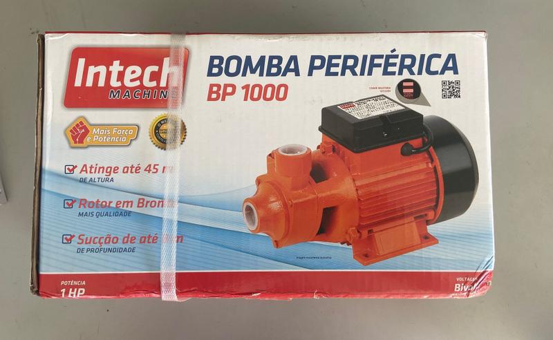Bomba periferica BP1000 Bivolt Potencia 1HP Intech machine - N/I - Motobomba / Bomba D'água ...