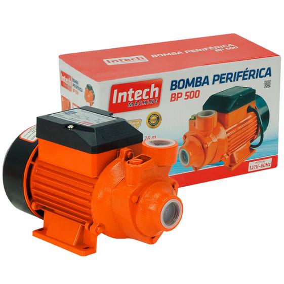 Bomba Periférica Intech Machine 1/2Cv BP500 370w 220V/127V - Motobomba ...