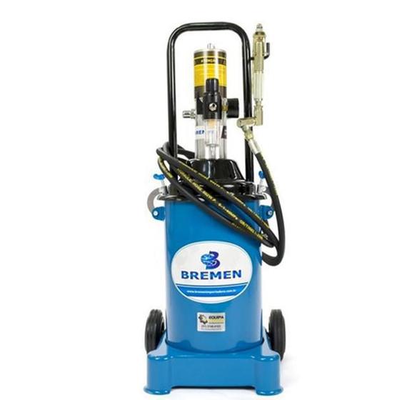 Bomba Propulsora Pneumática Móvel Para Graxa 12 Kg Completa - Bremen ...