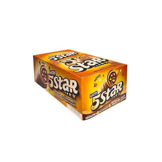 Bombom 5 Star com 18 unidades de 40g cada - Lacta - Bombom - Magazine Luiza