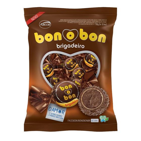 Bombom Bonobon Brigadeiro 15g c/50 - Arcor - Bombom - Magazine Luiza