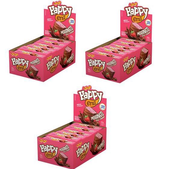 Bombom de Chocolate com Morango Happy End 3 Caixinhas - Jazam - Bombom - Magazine Luiza